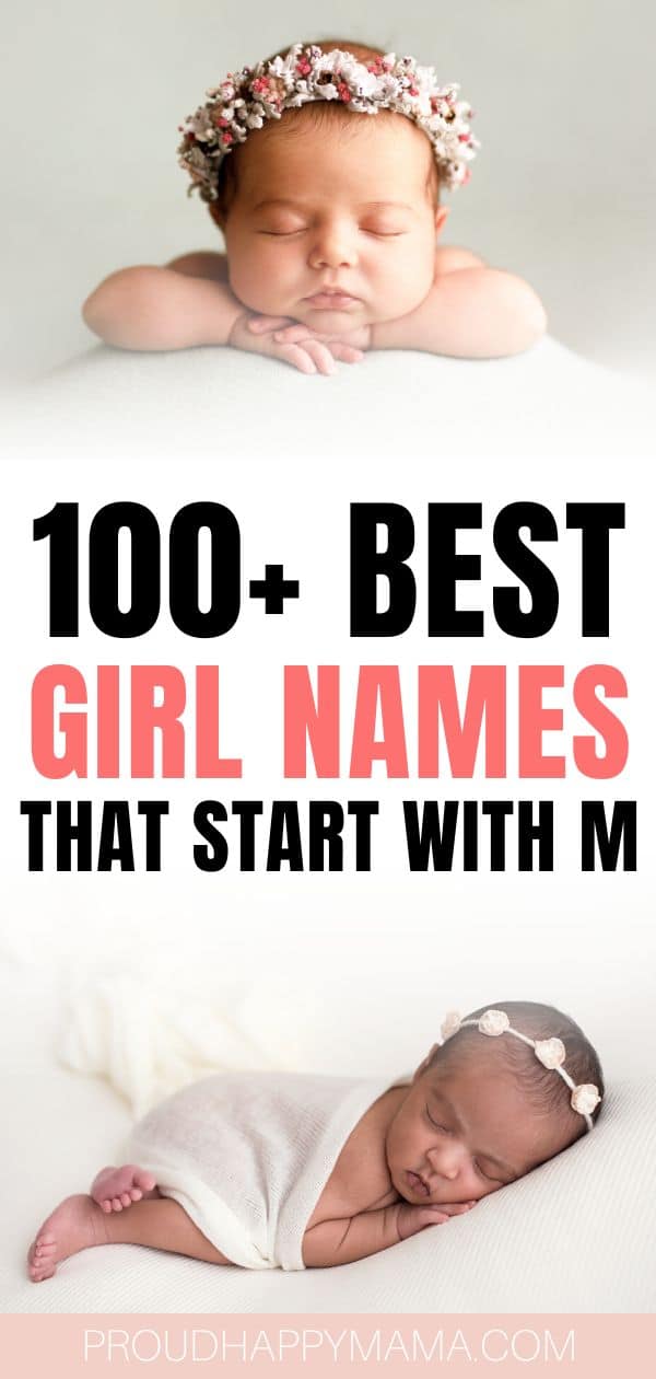 100+ Girl Names That Start With M (With Meanings)
